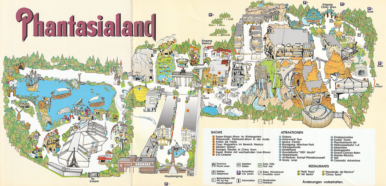 Phantasialand Parkführer 1988 bis 1990 - Skulltronics