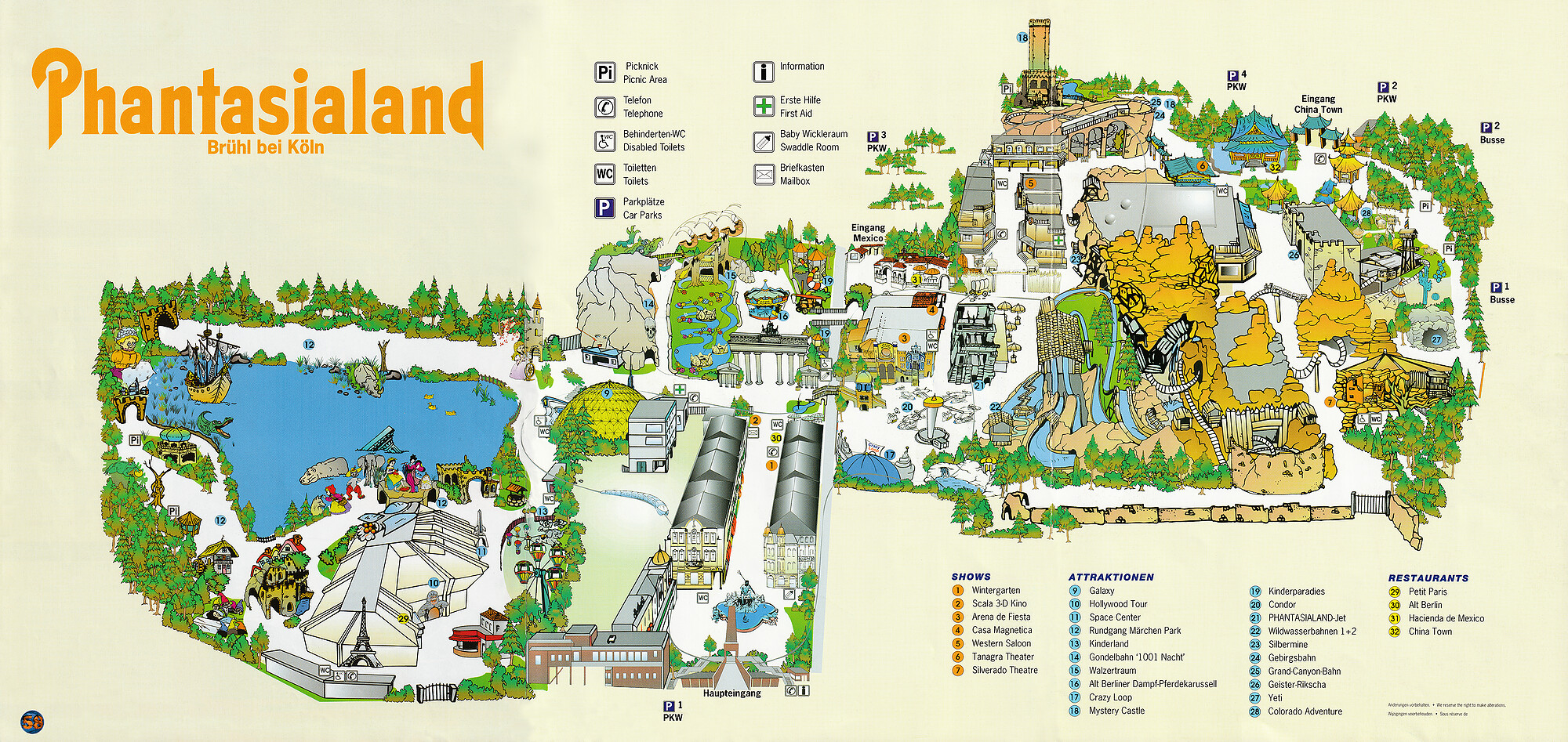 Phantasialand Parkführer 2000 & 2001 - Skulltronics